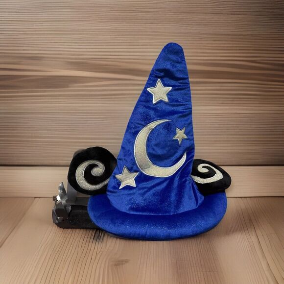 Disney | Accessories | Walt Disneyland World Wizard Hat Blue Adult ...